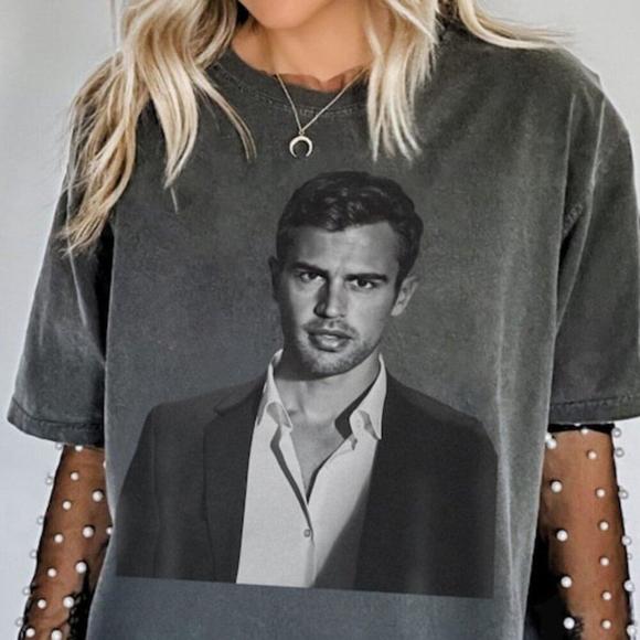 Tops | Limited Theo James Shirt Theo James Gildan Shirt For Fans Retro ...